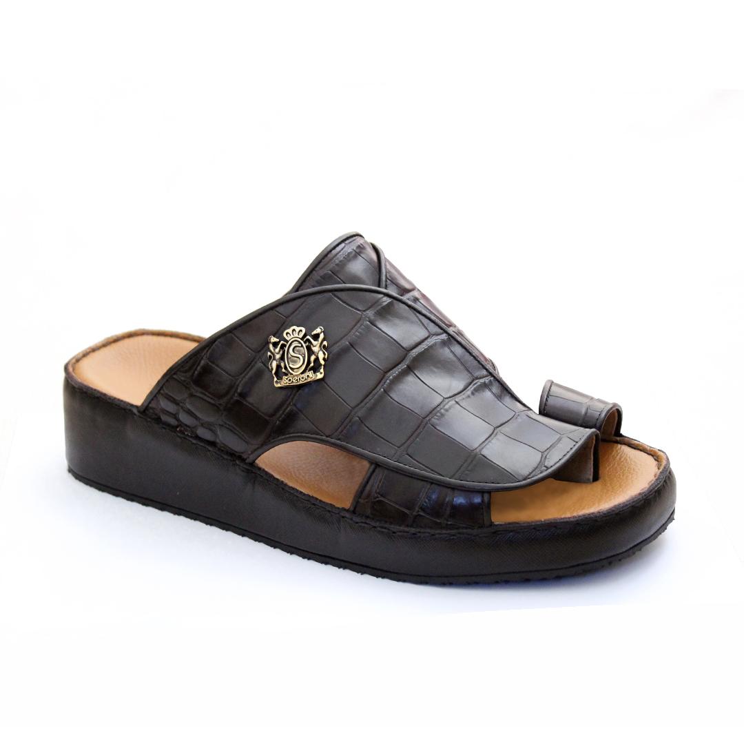 Speroni Dark Brown Calf Leather Sandals 3052_DBR2