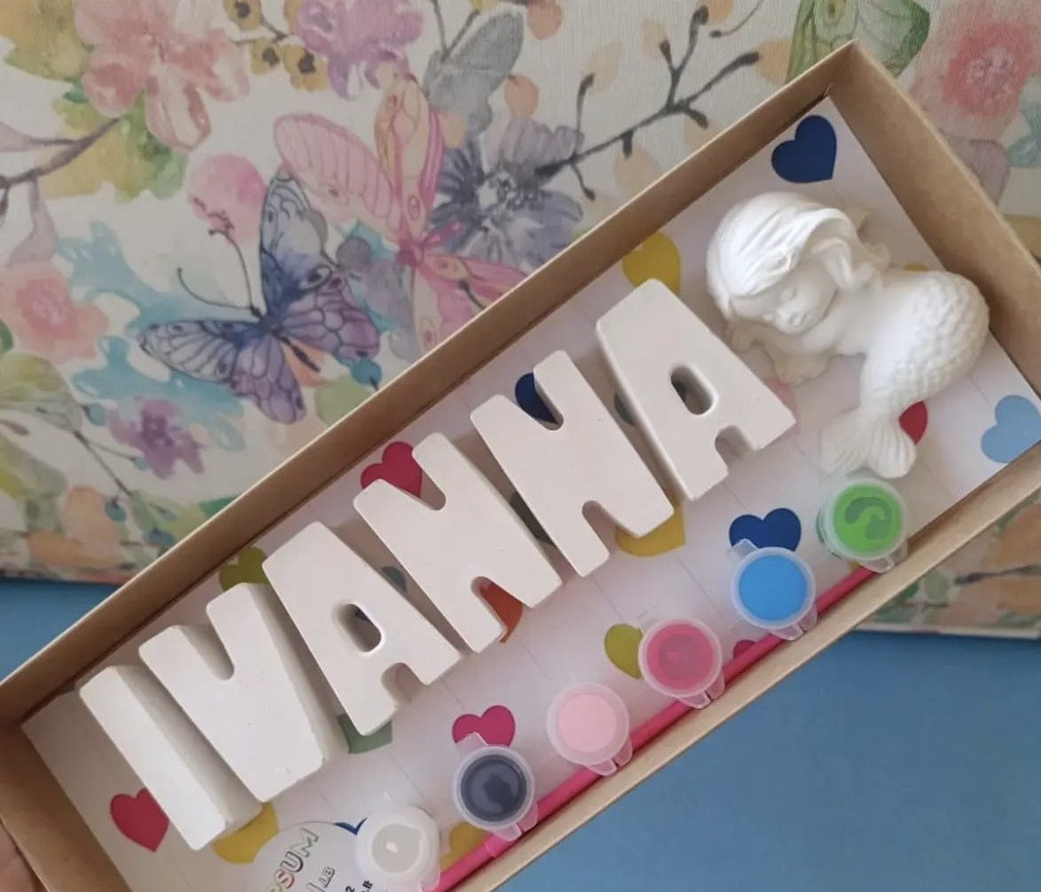 Gypsum fun UAE | Name design with 3D item (nn3)