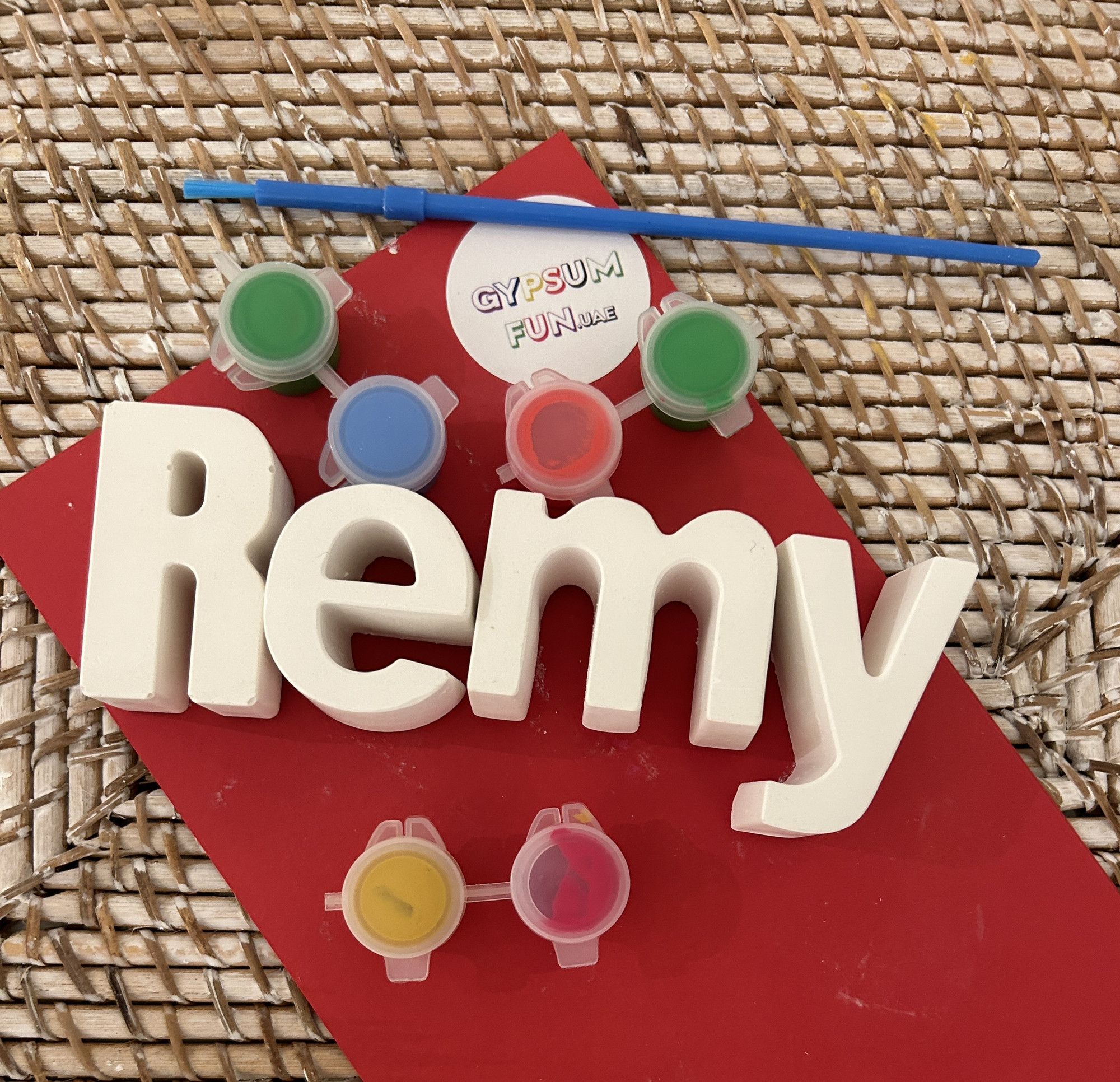 Gypsum fun UAE | Small letters design name (sma)